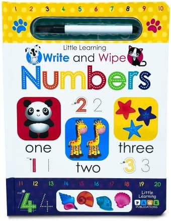 Little Learning Write & Wipe : Numbers – Toyville - South Africa