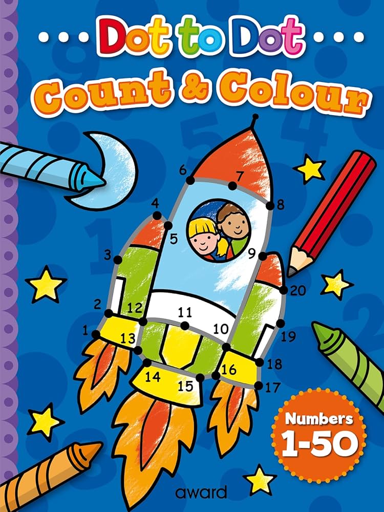 Dot To Dot - Count & Colour 1-50 (Rocket) – Toyville - South Africa