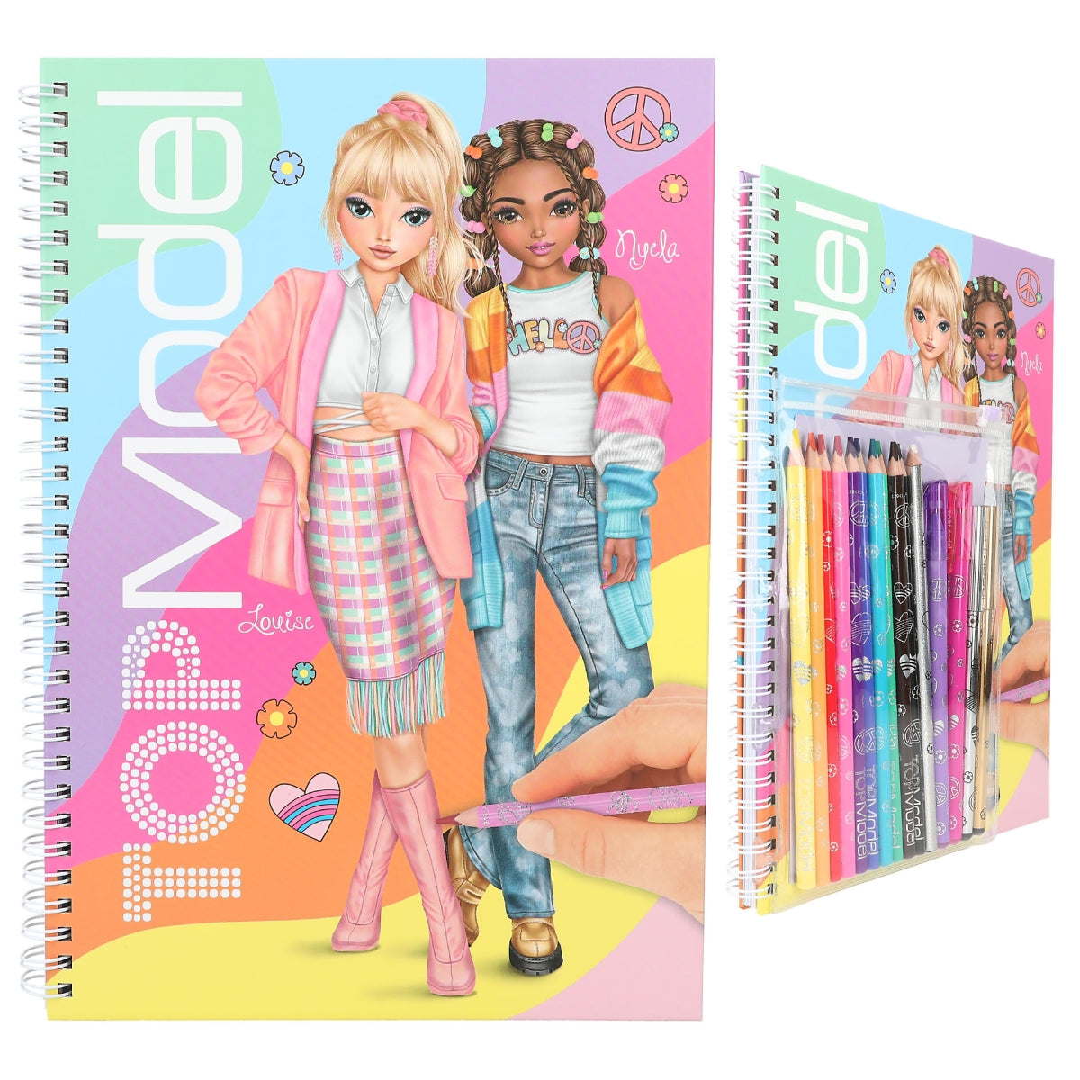 Top Model Colouring Book with Stickers, Pen & Pencil Set – Toyville ...