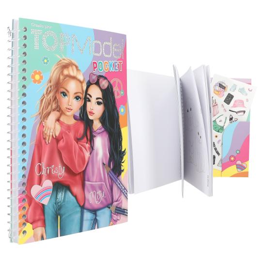 Top Model Colouring Book with Stickers - Pocket – Toyville - South Africa