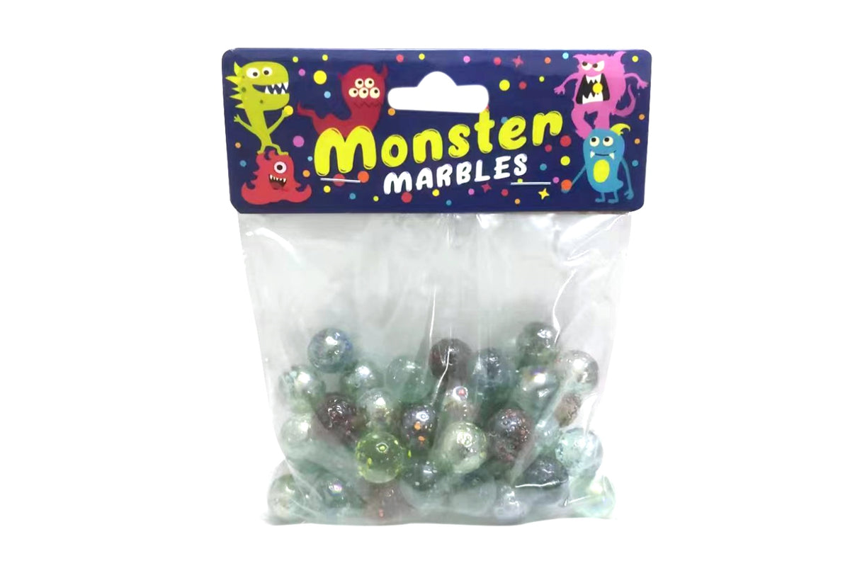 Speckled Crystal Marbles 16mm 50pc (Monster Marbles) ^ – Toyville ...