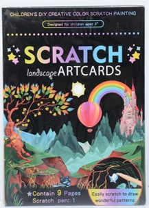 Scratch Art - Landscape (Landscape Artcards) – Toyville - South Africa