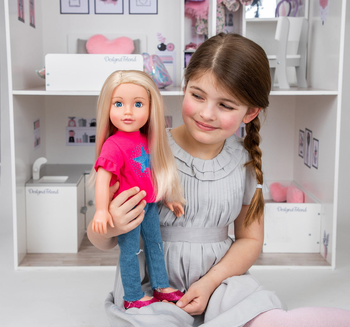 DesignaFriend - Lucie Classic Doll 46cm – Toyville - South Africa