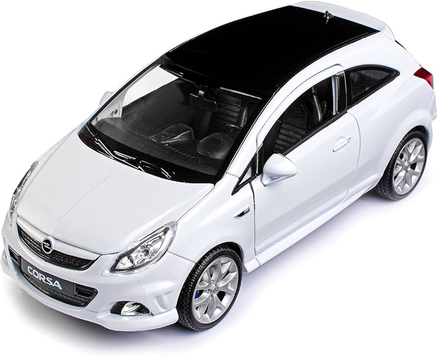 Opel Corsa OPC White Pullback (scale 1 : 34) – Toyville - South Africa
