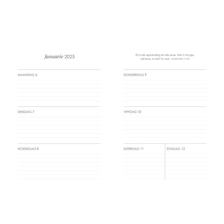 Dagbeplanner 2025 Vir God Is Alles Moontlik (Ringbind) – Toyville ...