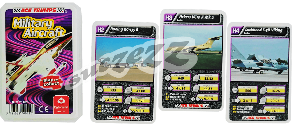 Military Aircraft Playing Cards – Toyville - South Africa